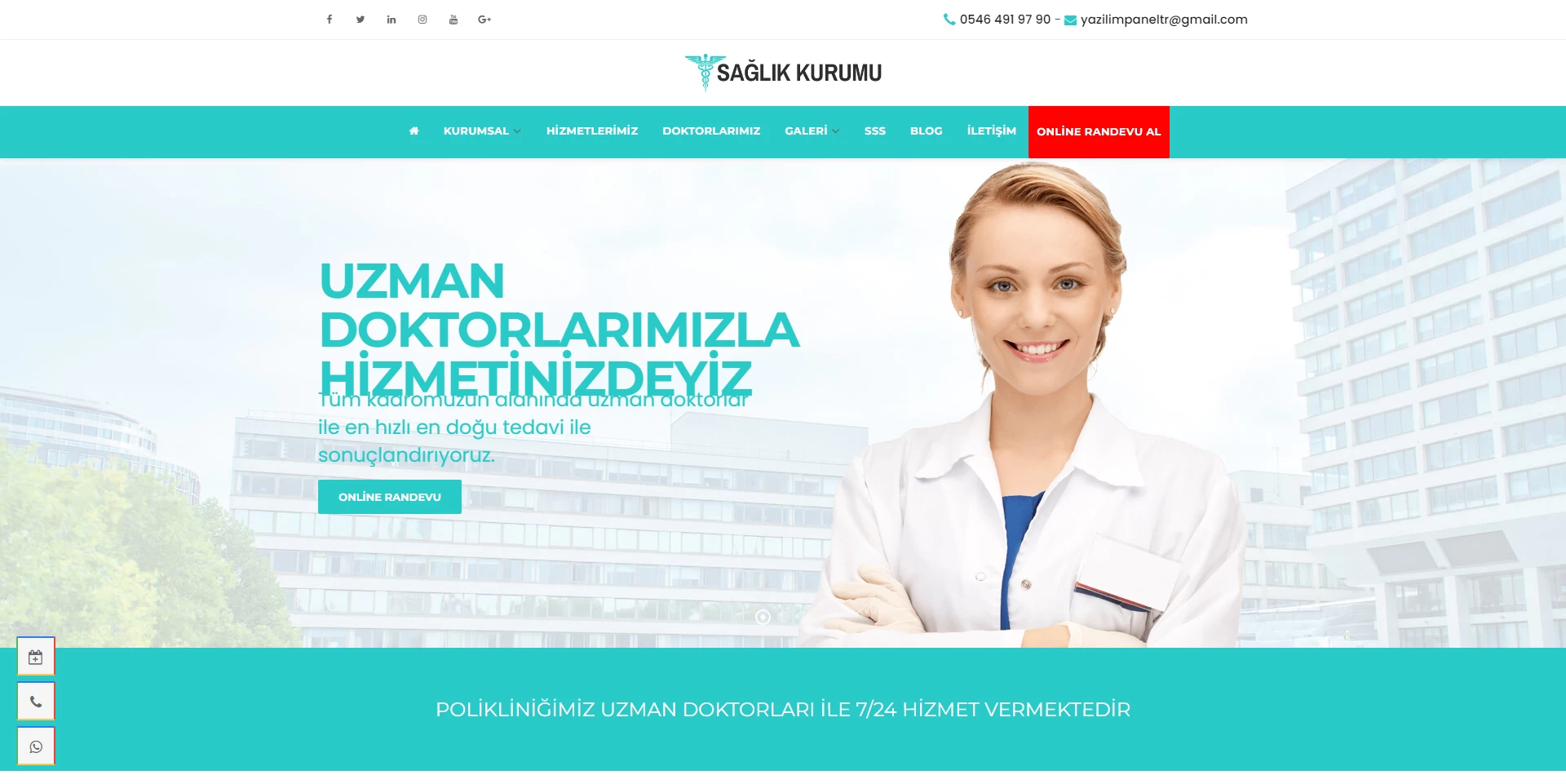 Hastane & Klinik Teması